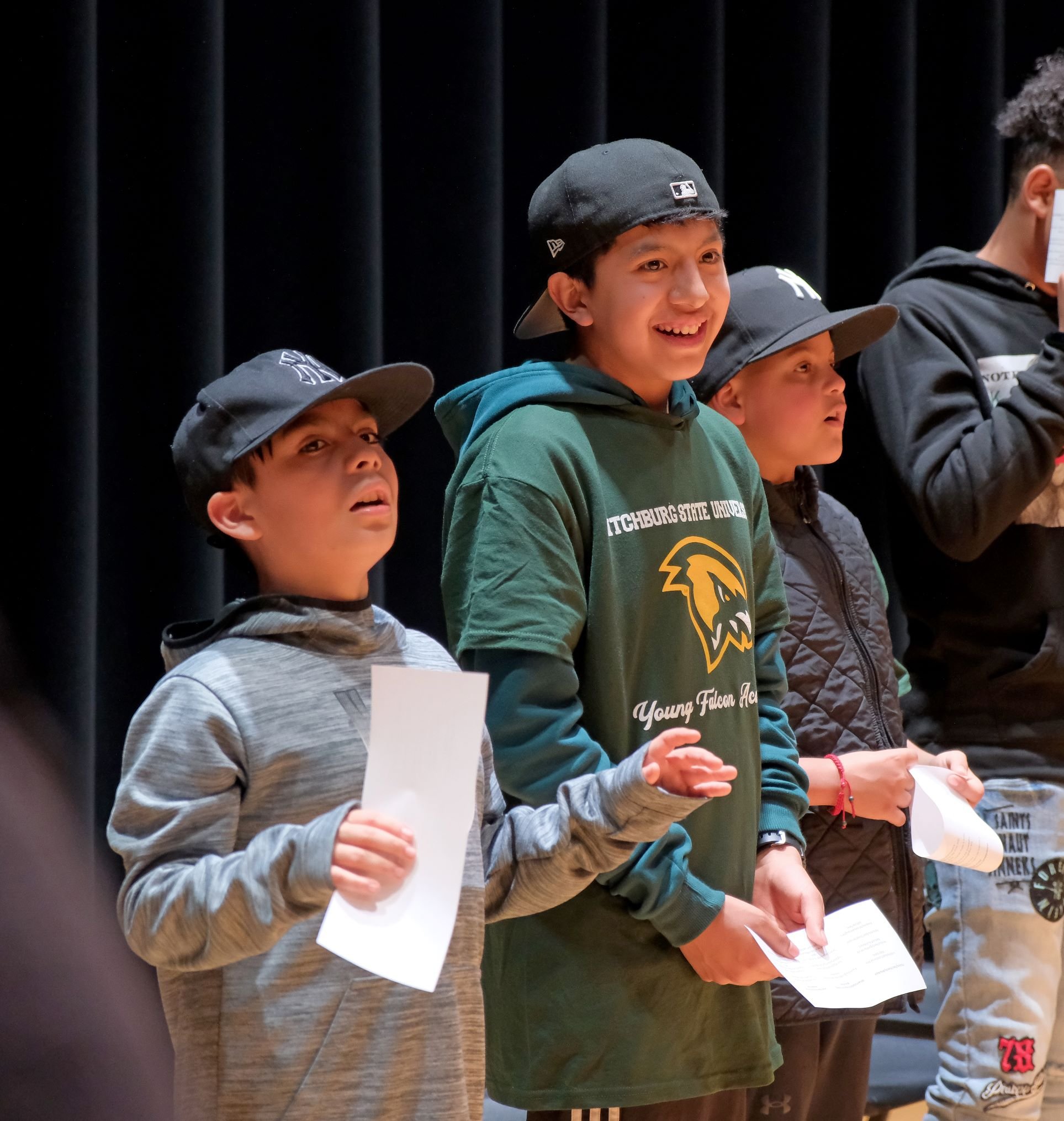 Young Falcons Academy Week - Alma Mater in Weston Auditorium with ...