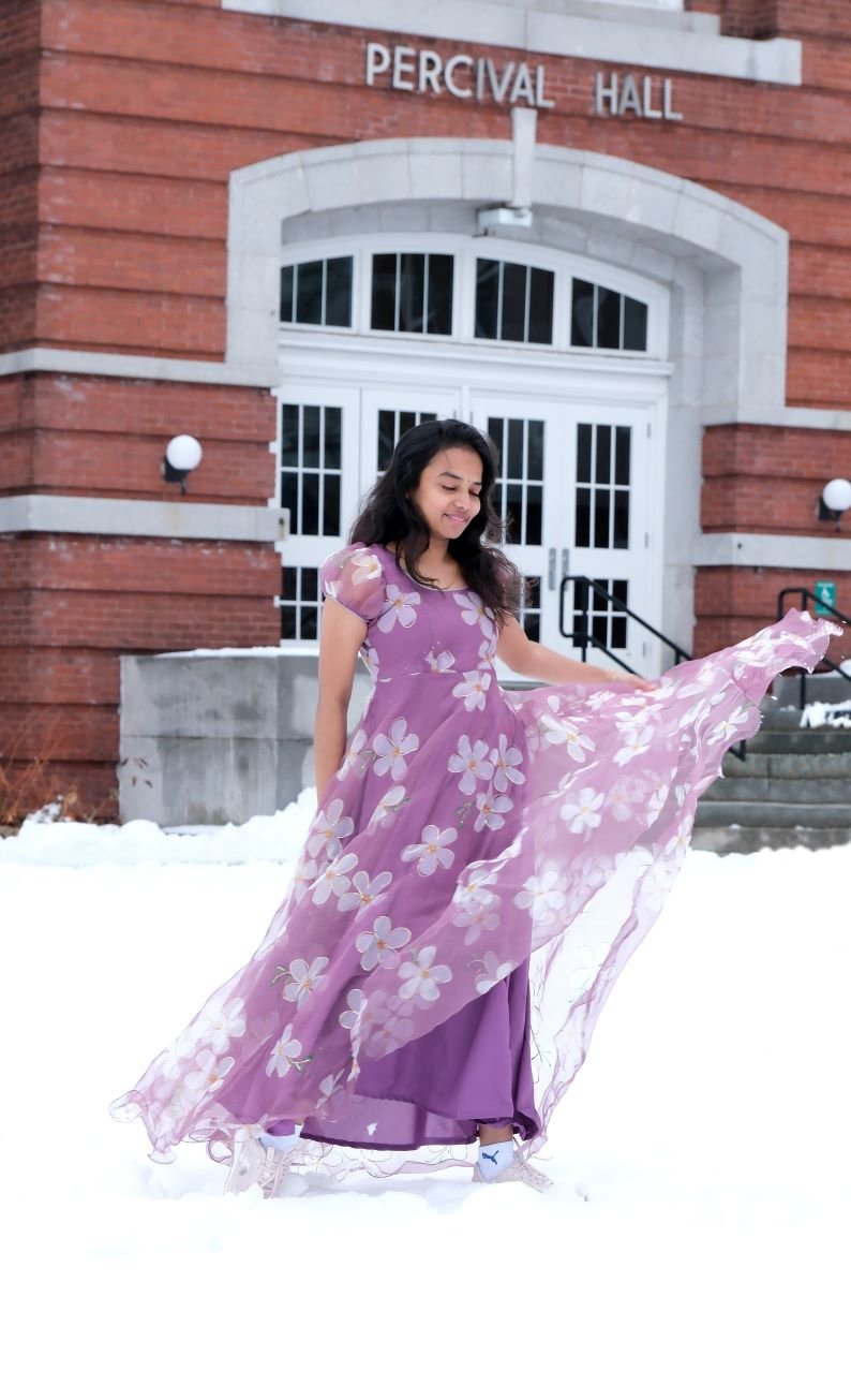 Around Campus - International Students Playing in the Snow