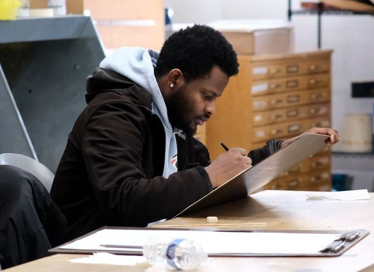 Around Campus - Drawing