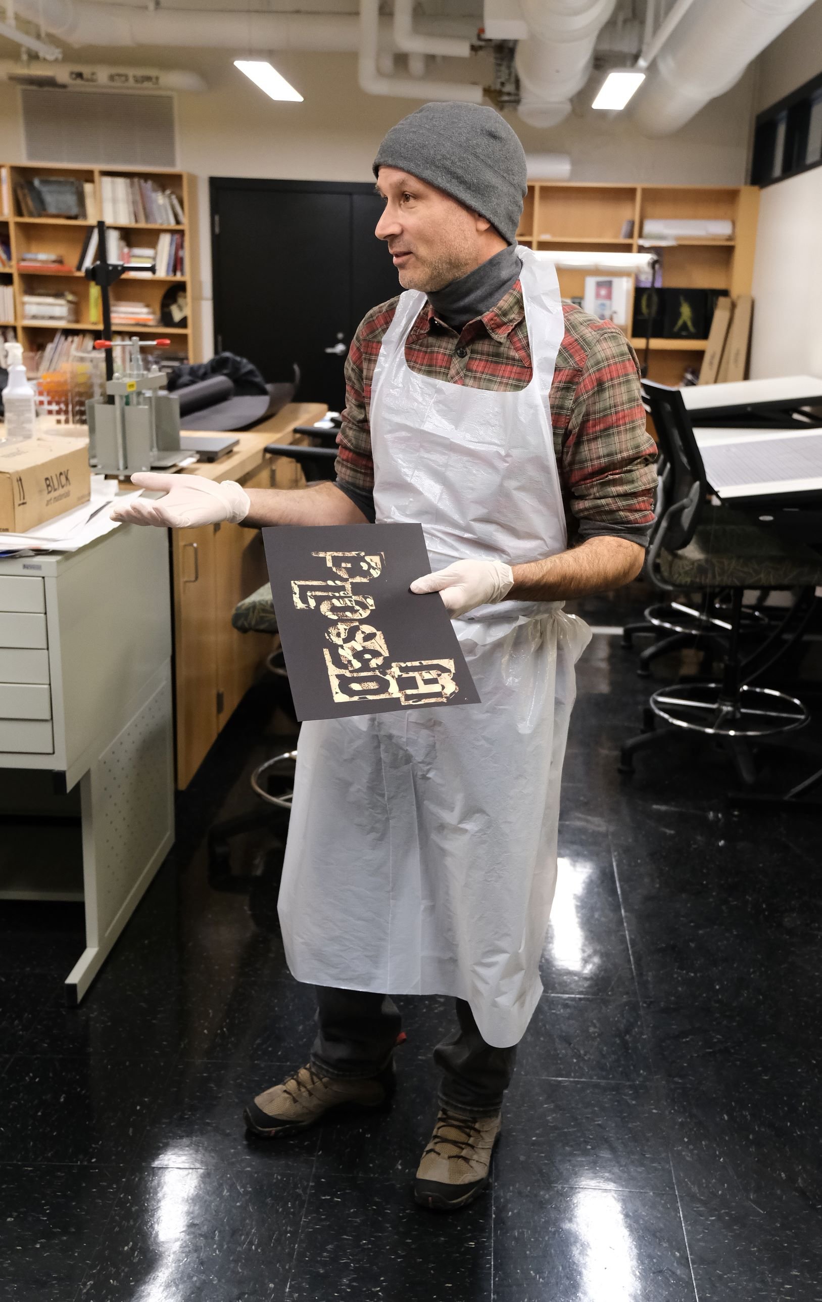 Typography Class - Printmaking