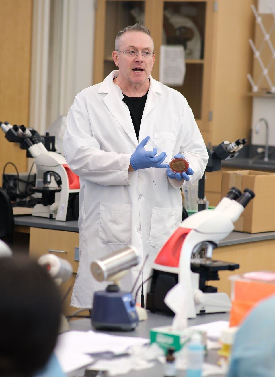 Around Campus - Microbiology Lab