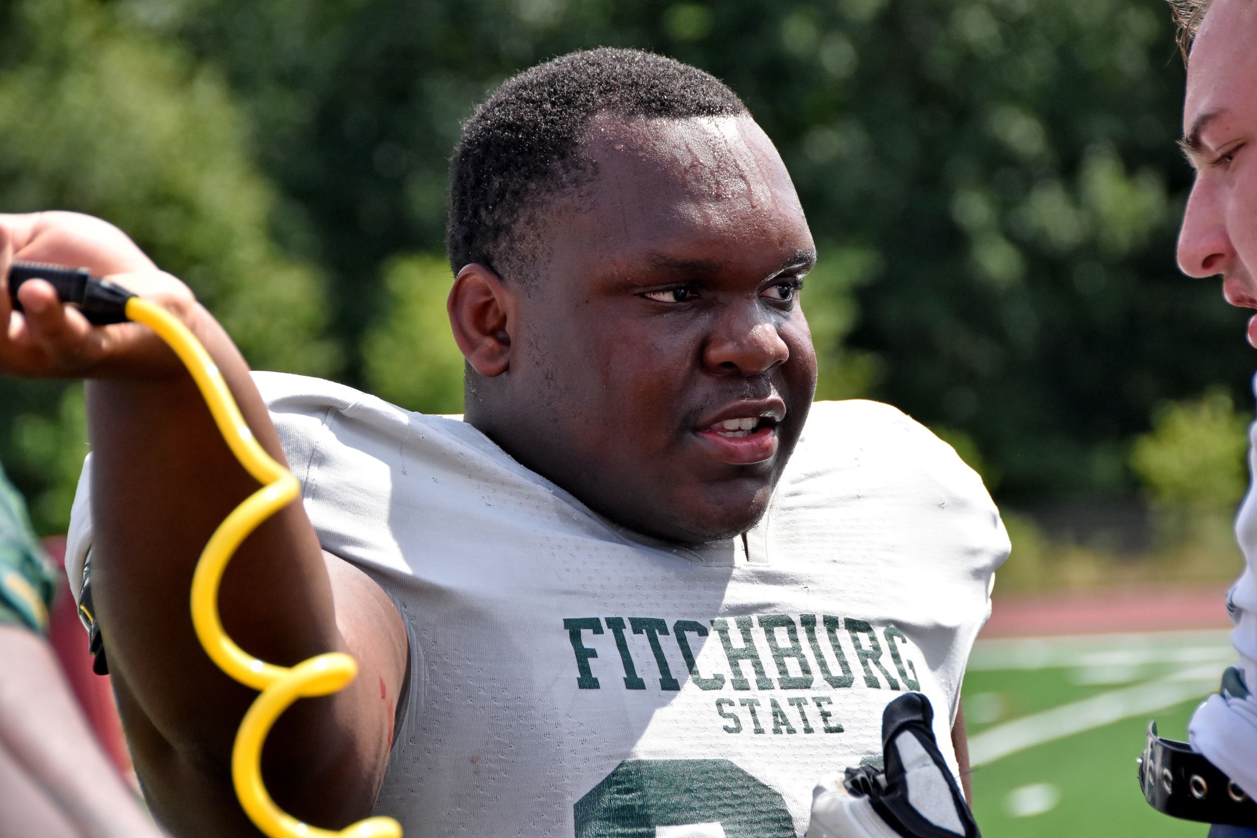 Around Campus - Football Team Practice at Elliot Field