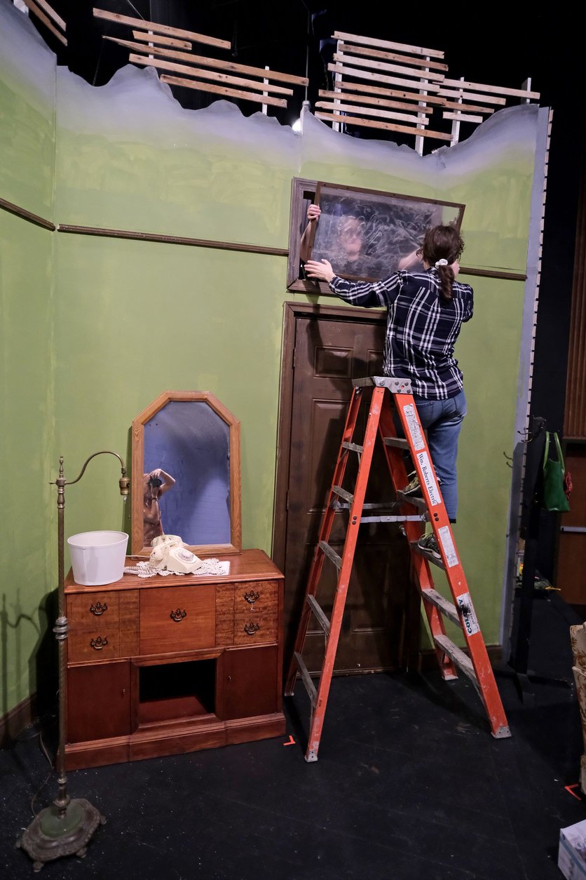 A Raisin in the Sun Stage Set-Up
