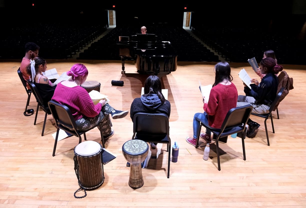 Around Campus - Chamber Choir Practice