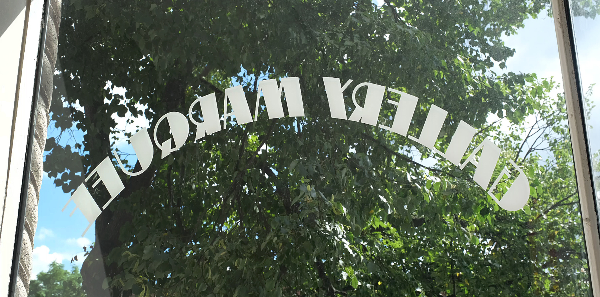 Arts in the Community - Gallery Marquee