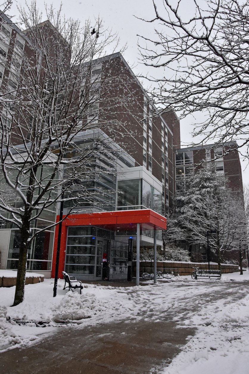 Snow Makes Campus a Winter Wonderland