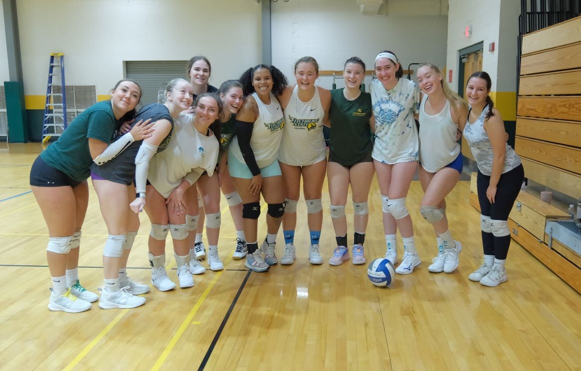 Volleyball Practice at the Recreation Center