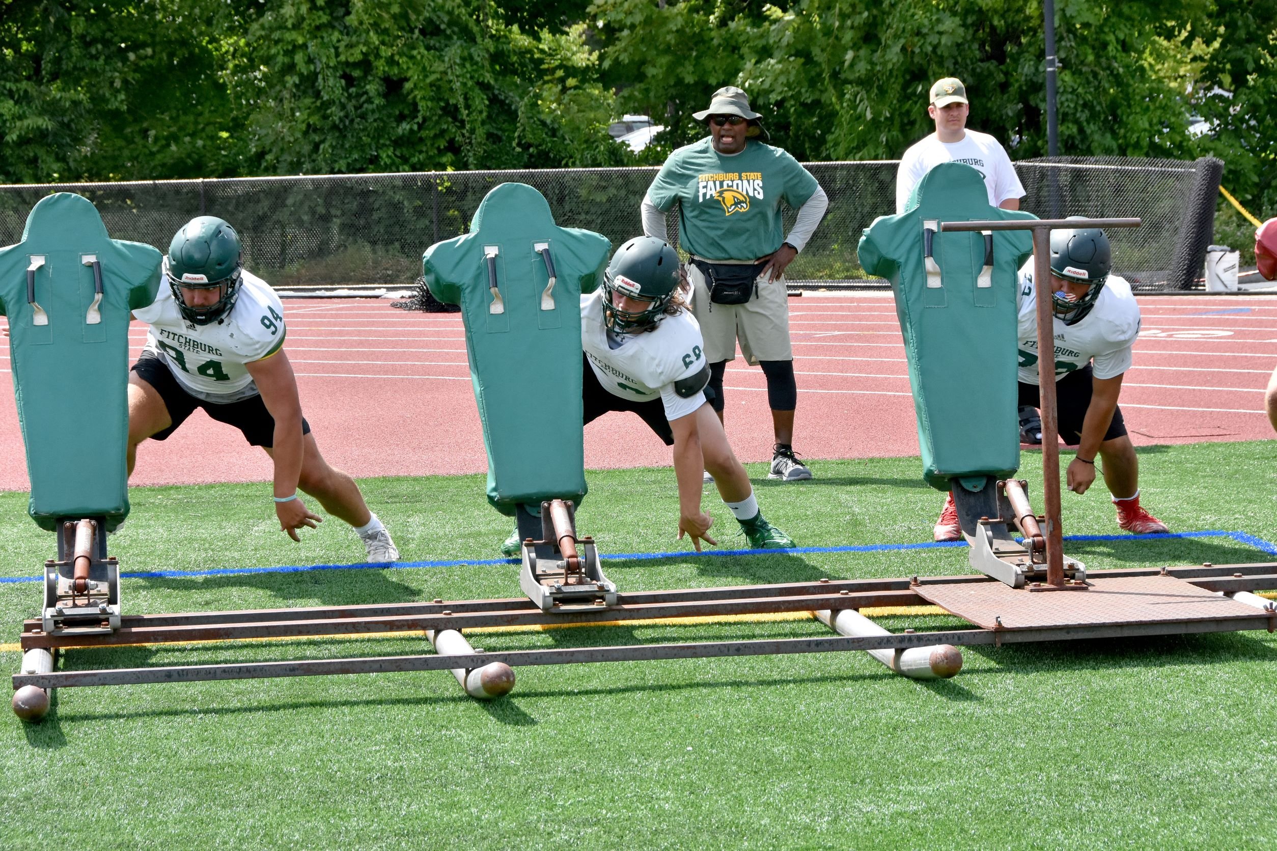 Around Campus - Football Team Practice at Elliot Field
