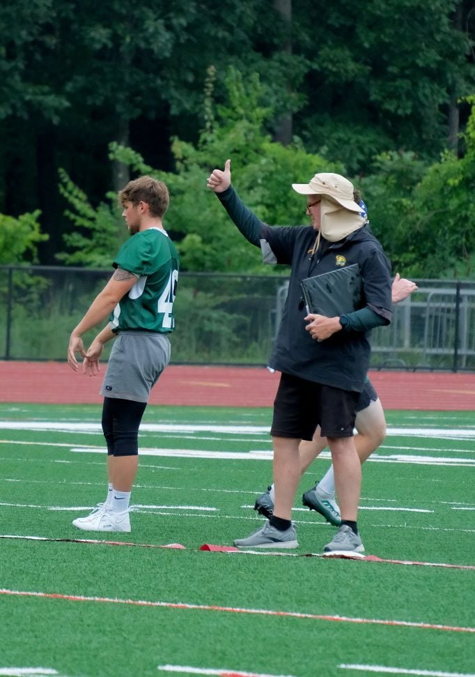 Football Team Walk-Through at Elliot Field