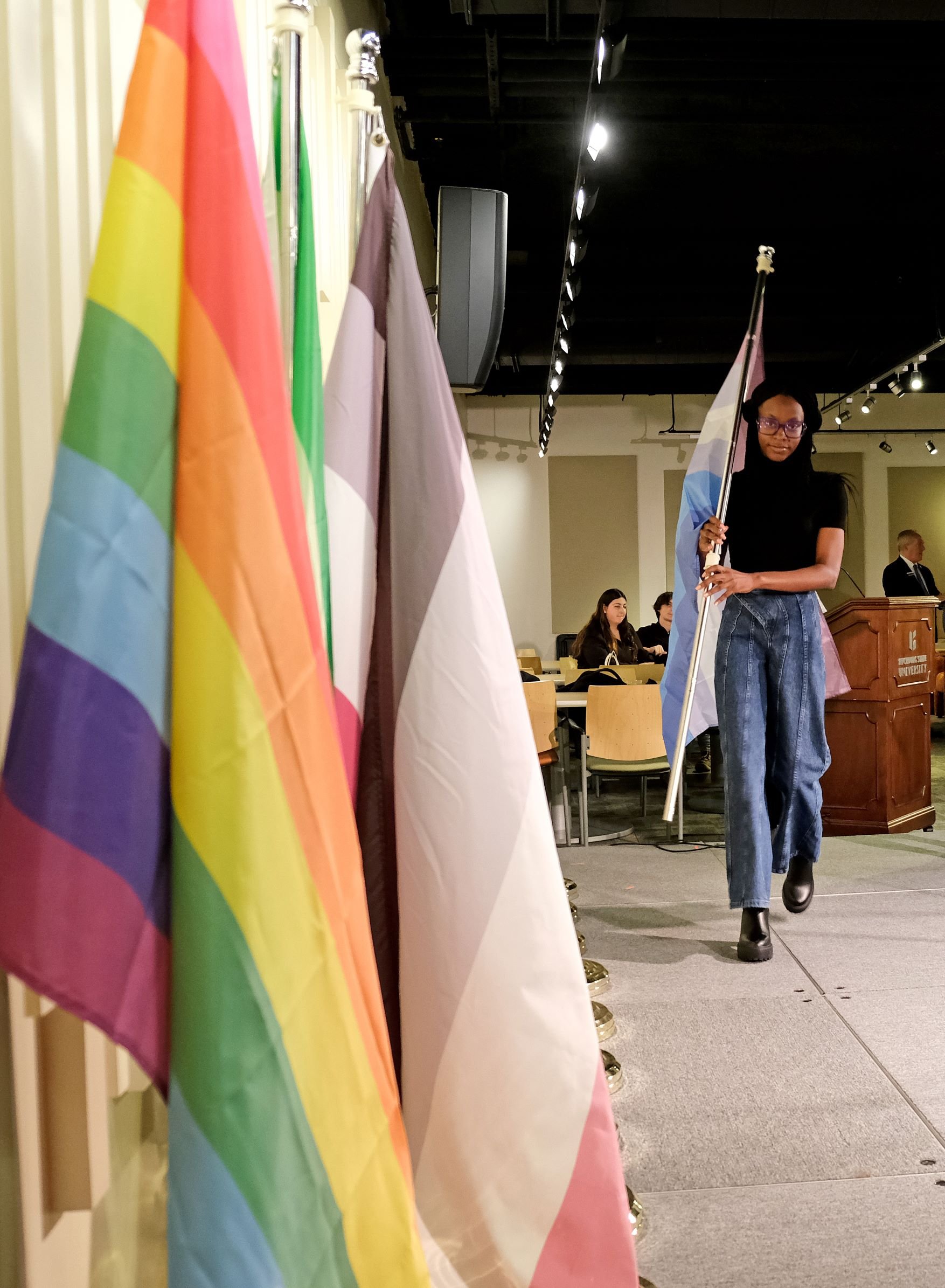 LGBTQ+ Flag Presentation and Poetry Readings - LGBTQ+ History Month