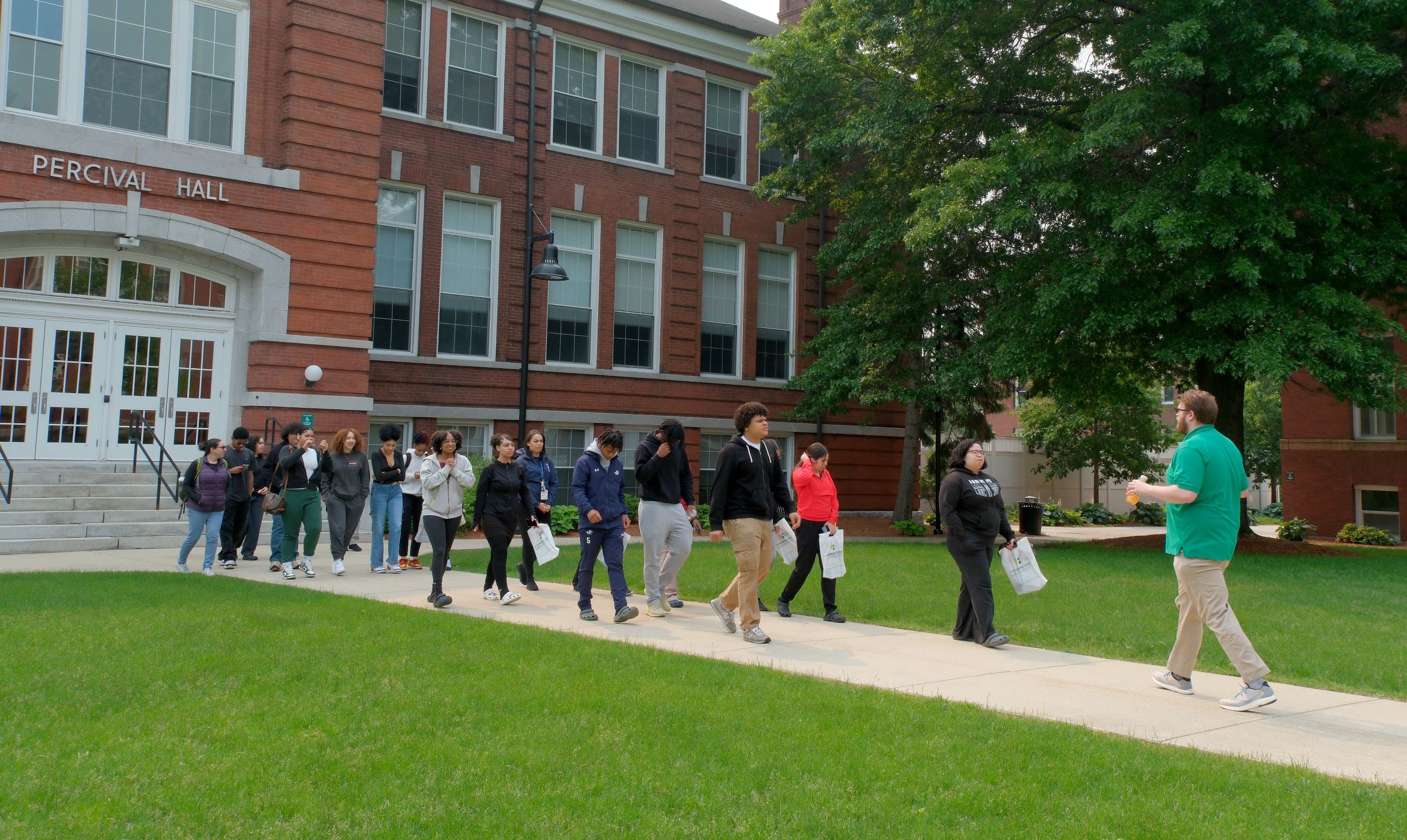 Lawrence High School's One Goal Program Visit Campus