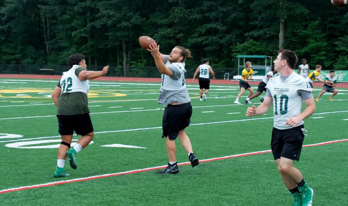 Football Team Walk-Through at Elliot Field