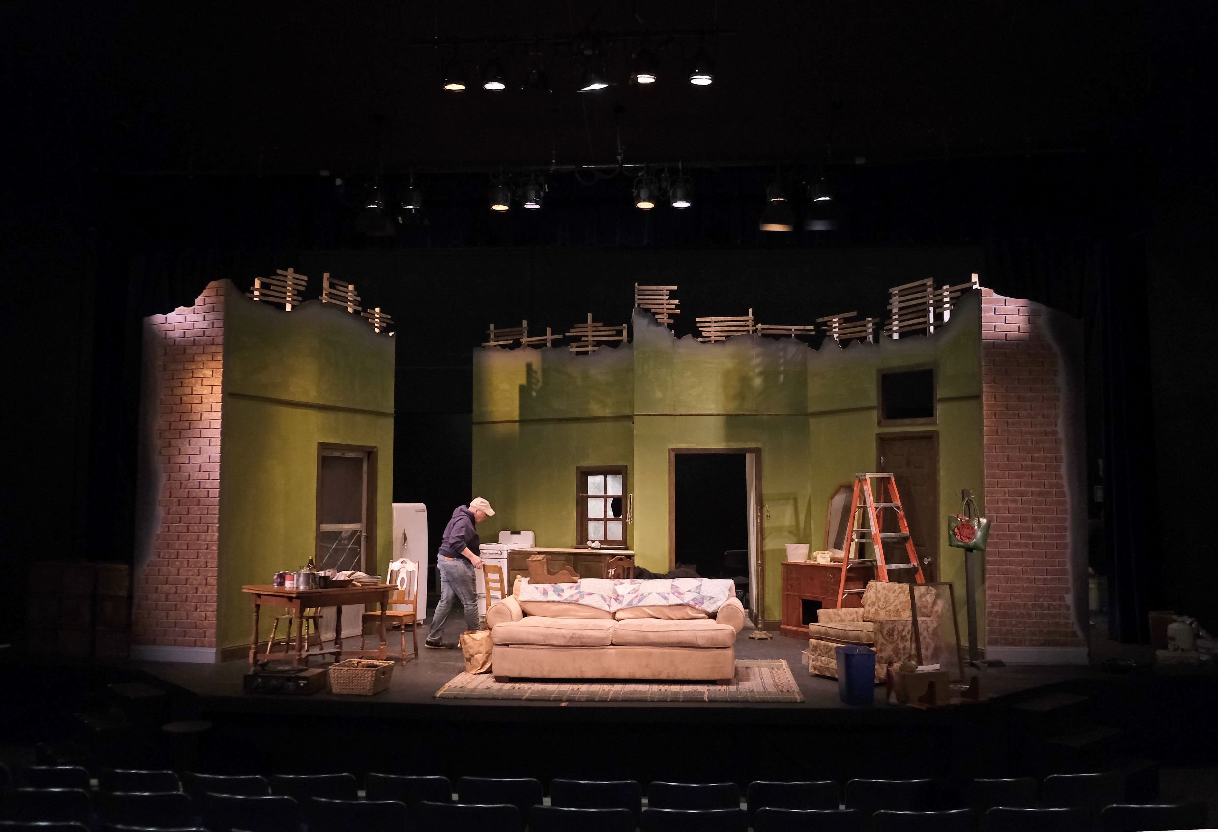 A Raisin in the Sun Stage Set-Up
