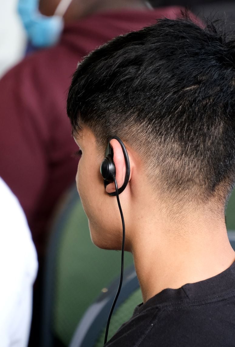 Local English Language Learner H.S. Students on Campus