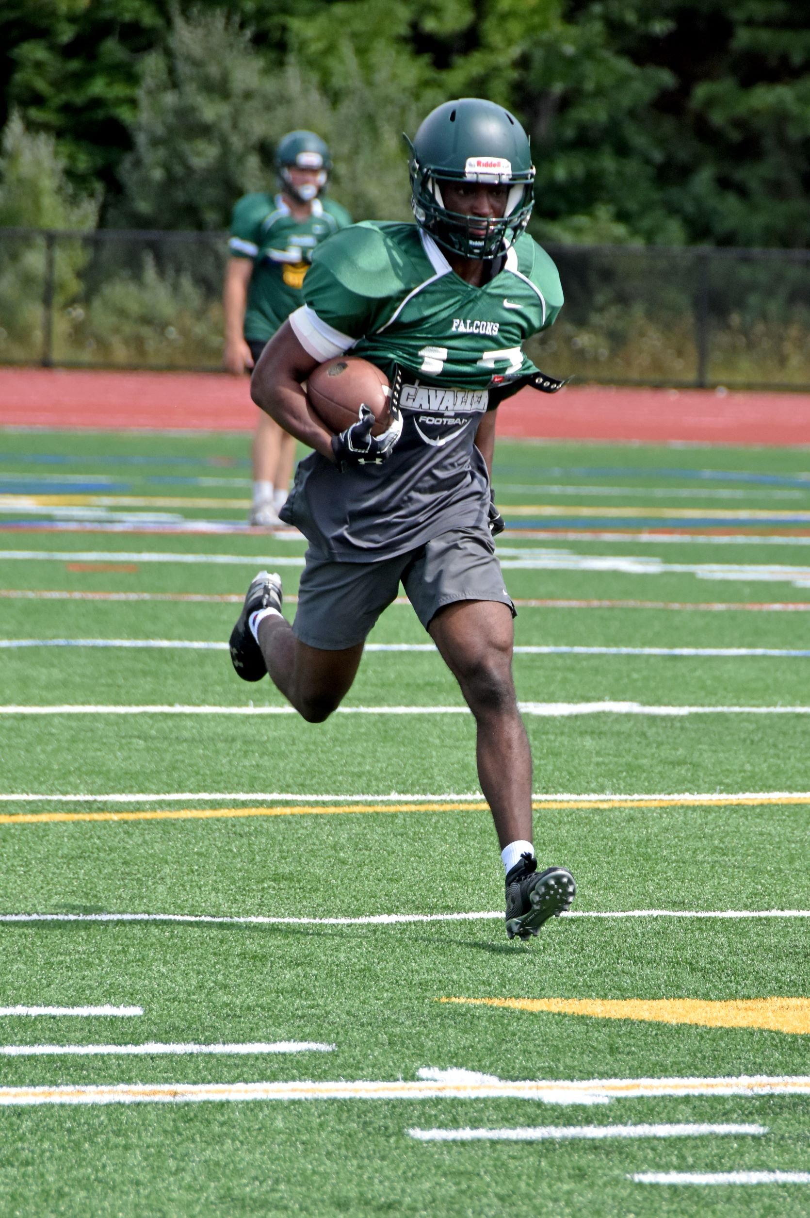 Around Campus - Football Team Practice at Elliot Field