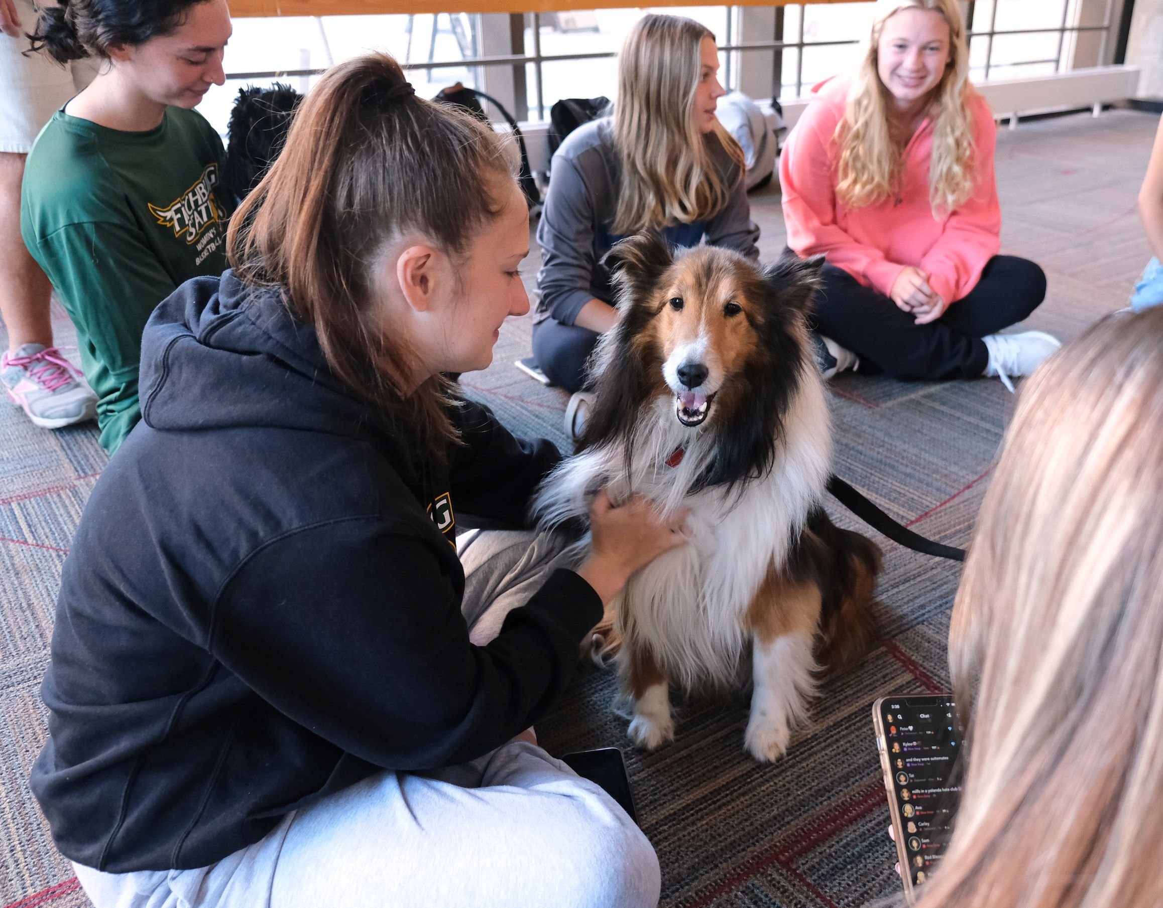 Around Campus - Therapy Dogs