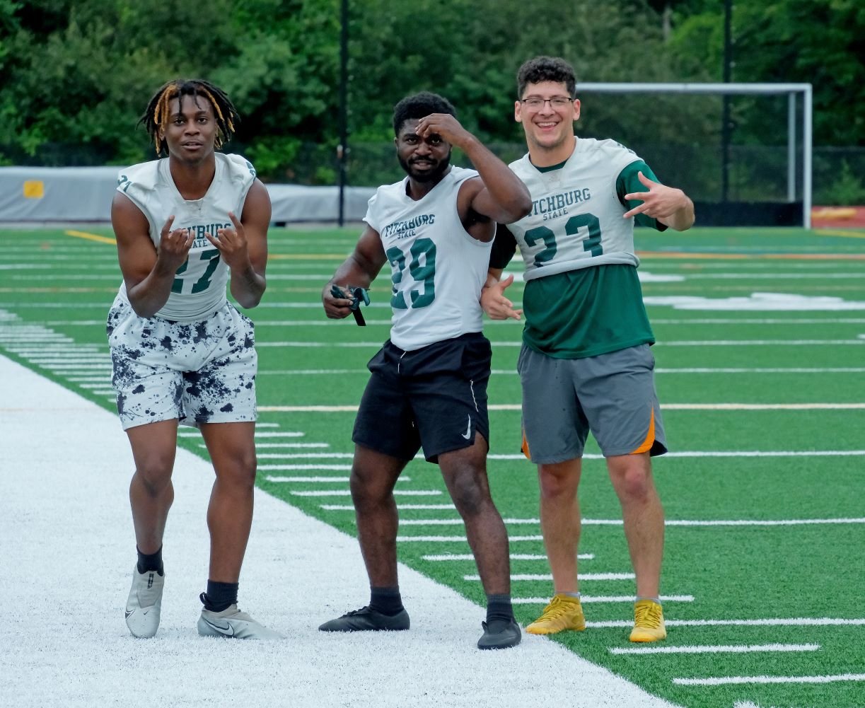 Football Team Walk-Through at Elliot Field