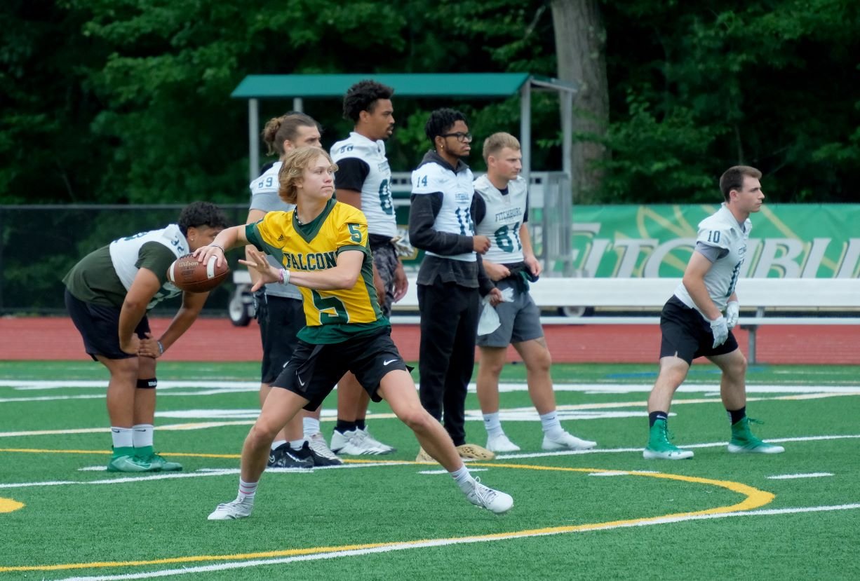 Football Team Walk-Through at Elliot Field