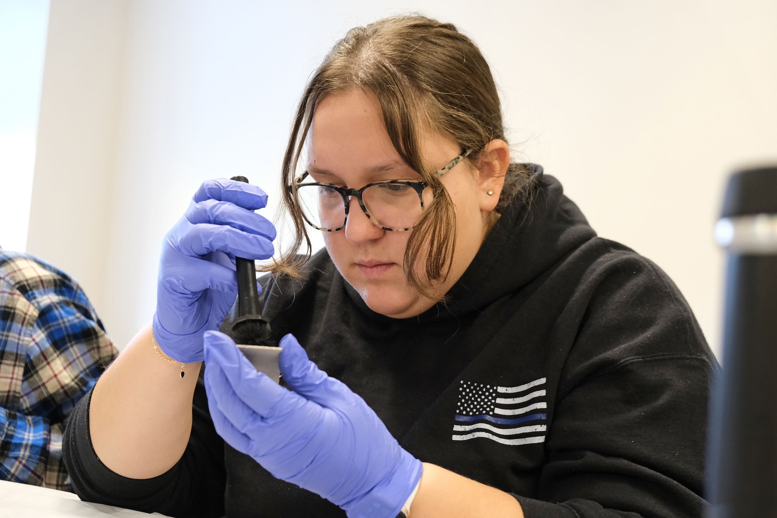 Around Campus - Criminal Investigation, Fingerprint Lab