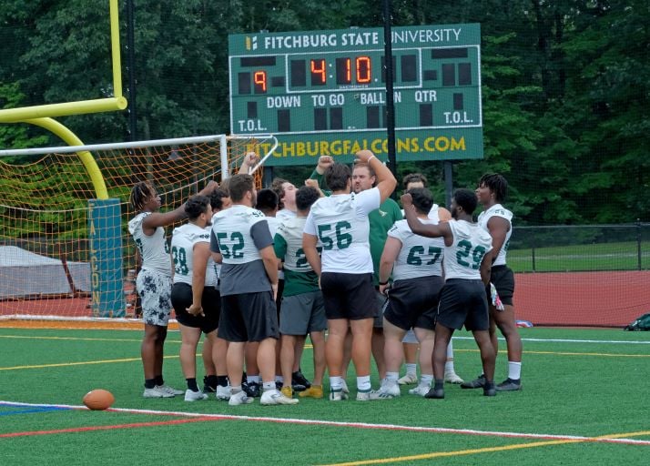Football Team Walk-Through at Elliot Field