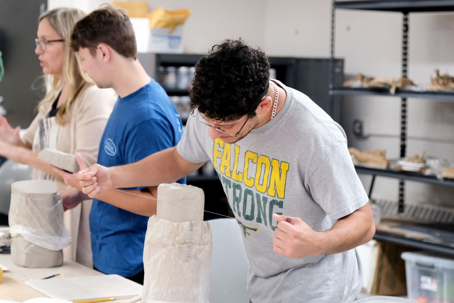 Around Campus - Ceramics: Beginning of the Coil Method Vessel